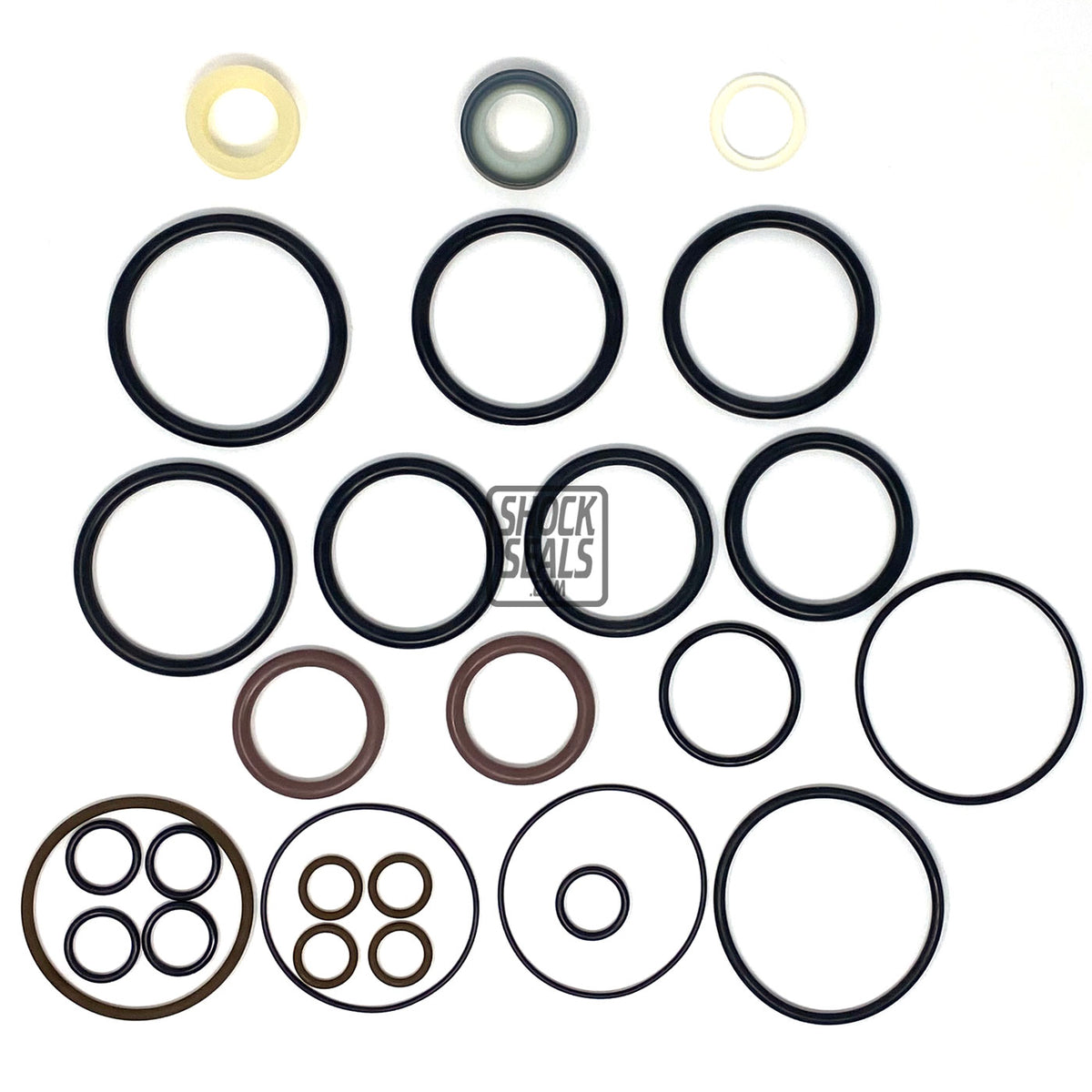 KING 3.0 PRERUNNER SERIES BUNA SEAL KIT W/ 7/8" SHAFT STD AND FIN RESI ...